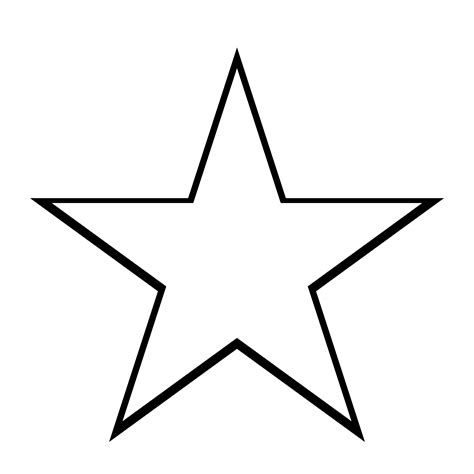 Star Shape With Shadows Clipart Star Clipart Star Illustration