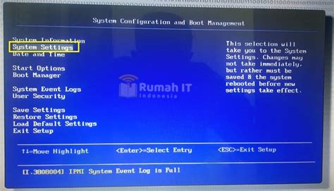 Setting Imm Di Server Ibm System X Rumah It