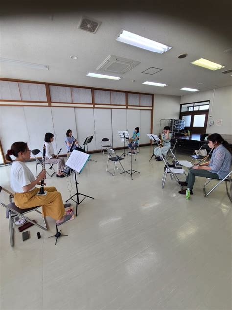 富谷吹奏楽団公式吹奏楽ニュータイプ宣言 on Twitter 夏は心の鍵を甘くするわご用心 本日は気温が上がり蒸し暑い中での練習と