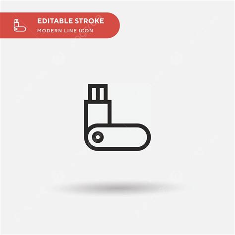 Design Template For A Simple Usb Vector Icon Symbol Illustration Vector Illustration Connect