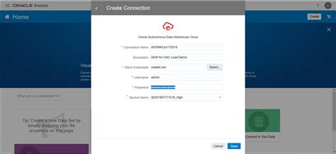Loading Data Into Oracle Autonomous Data Warehouse Using Oac Insight And Business Value