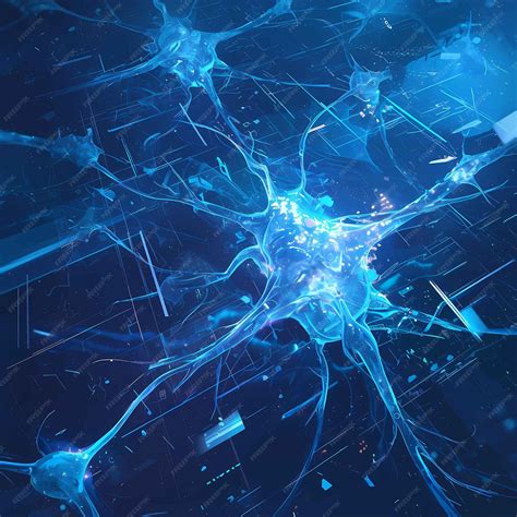 Premium Photo Neural Network Simulation Complex Neuronal Structures