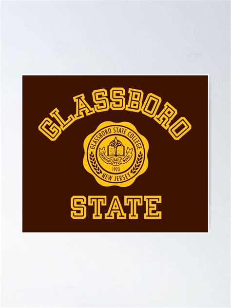 Glassboro State College Poster For Sale By Tonyv773 Redbubble