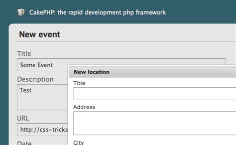 Getting Started With Cakephp An Event Manager Css Tricks