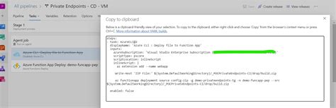 core azure devops deployment of azure function app creating extra folder in root