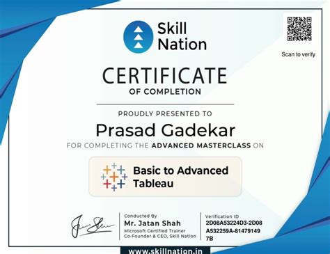 Prasad Gadekar On Linkedin Tableau Datavisualization Skillnation
