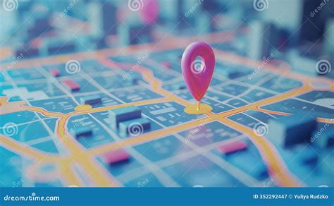 Digital Pathways Urban Connectivity And Navigation Stock Image Image