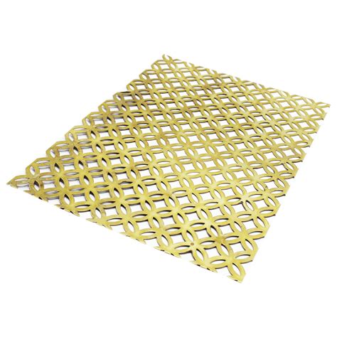 Brass Decorative Fancy Ring Radiator Grille Perforated Metal Mesh Sheet Brass Decorative Fancy Ring Radiator Grille Perforated Metal Mesh Sheet