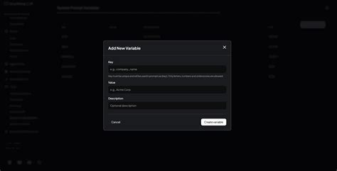 System Prompt Variables ~ Anythingllm