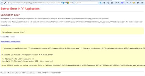 could not write output file the directory name is invalid my sharepoint resource