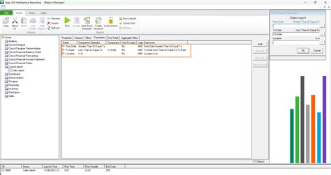 How To Configure Sql Query To Create Bi Report Sage 300