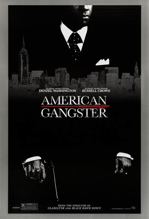 American Gangster Movie Poster 2 Sided Original 27x40 Denzel Washington