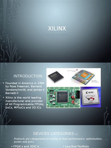An Overview Of Xilinxs Programmable Logic Device Product Portfolio