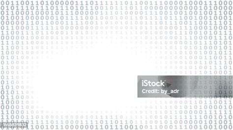 Digital Binary Background Of Ones And Zeros Stock Illustration