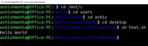 Run Linux Script On Windows Posetke