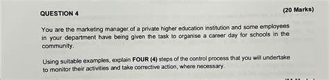 Solved Question 420 ﻿marksyou Are The Marketing Manager