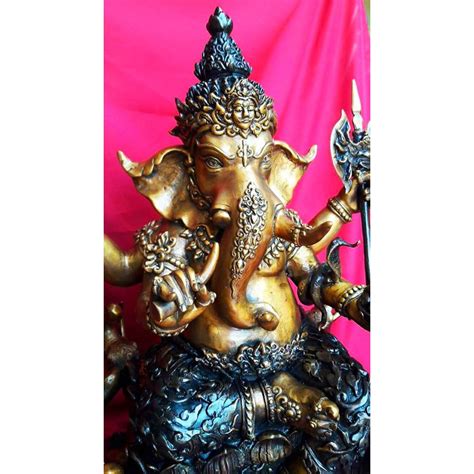 พระพิฆเนศวร ปางมหาจักรพรรดิ รุ่นมหาเศรษฐี จัดสร้างโดย อาจารย์ ศุภณัฏฐ์ อัฏฐวัฒน์ ชมรมอนุรักษ์พ่อ