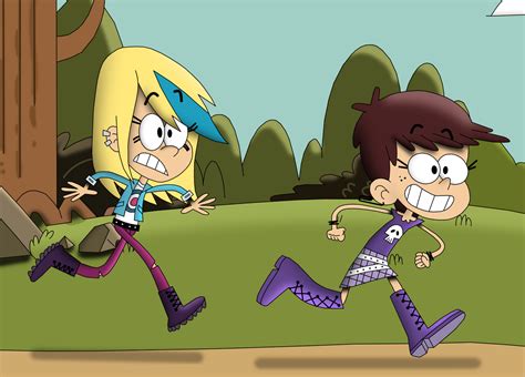 Luna And Sam Excited Run By Captainedwardteague On Deviantart