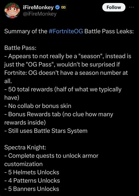 More Info On Next Seasons “og Pass” Via Ifiremonkey Rfortniteleaks