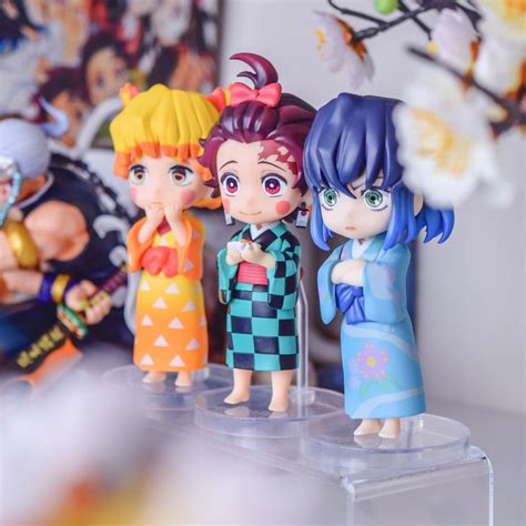 Demon Slayer Action Figures Set Of 3 Elbenwald