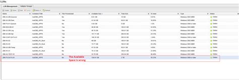 Solved Ontap Provisioned LUN In SM Shows Less Free Space Than Server Mapped Drive NetApp