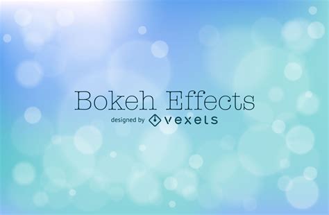 Soft Blue Bokeh Background Design Vector Download