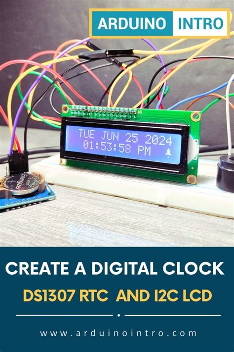 Create A Digital Clock With Arduino Ds1307 And Lcd Arduino Electronic Circuit Projects