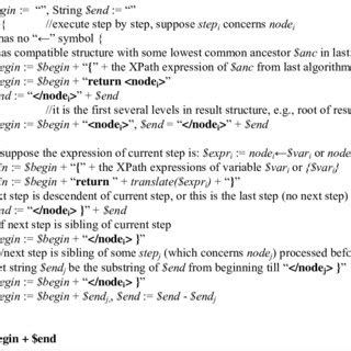 Algorithm To Transform An Xtree Expression In Result Construction Part