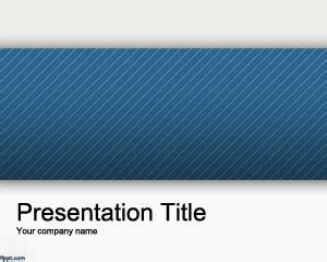 Free Blue Slide PowerPoint Template