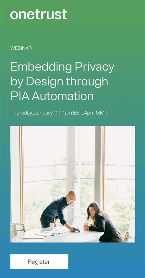 Onetrust On Linkedin Embedding Privacy By Design Through Pia Automation