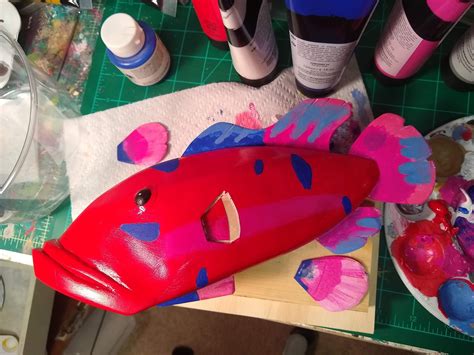 Ruby Splashtail Carved From Wood Sea Of Thieves Rpf Costume And Prop