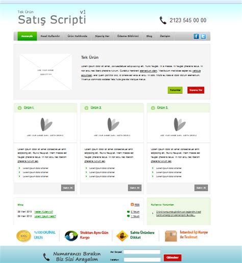 php tek Ürün satış scripti script hocasi