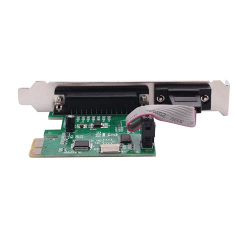 RS RS Serial Port DB Printer Parallel Port LPT To PCI E PCI Express Card Adapter