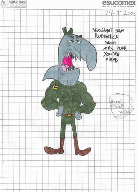 Sergeant Sam Roderick From Spongebob Squarepants By Matiriani28 On Deviantart