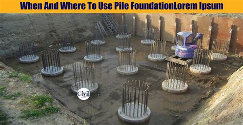 Types Of Pile Foundation Machine Design Talk
