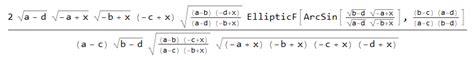 Calculus And Analysis Why Doesnt Integrate Evaluate An Elliptic