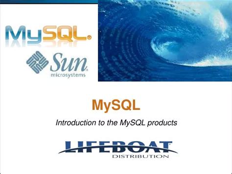 PPT MySQL Introduction To The MySQL Products PowerPoint Presentation ID