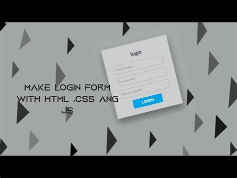 Github Jiteshchichole Make Login Form With Html Css And Js Make Login Form With Html Css And Js