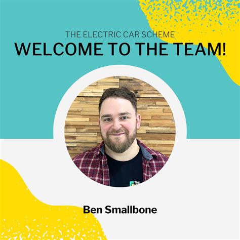 Welcome To Ben Smallbone Who Joined The Electric Car Scheme Team Last