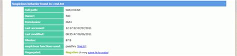 PHP Shell Detector Web Shell Detection Tool Emposha