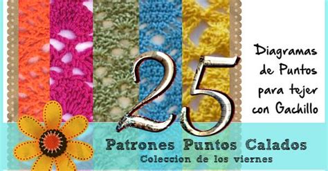 25 Puntos Crochet Con Esquemas Para Descargar