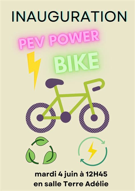 Inauguration Du Pev Power Bike Collège Paul Emile Victor