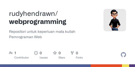 Github Rudyhendrawnwebprogramming Repositori Untuk Keperluan Mata