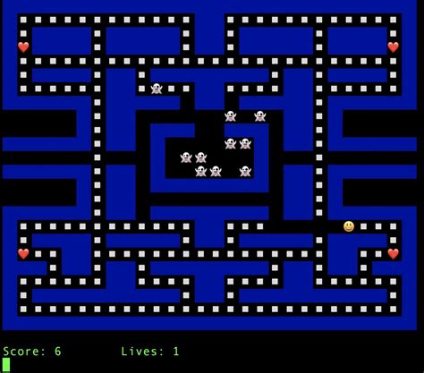 Github Danicatpacgo A Pac Man Clone Written In Go With Emojis