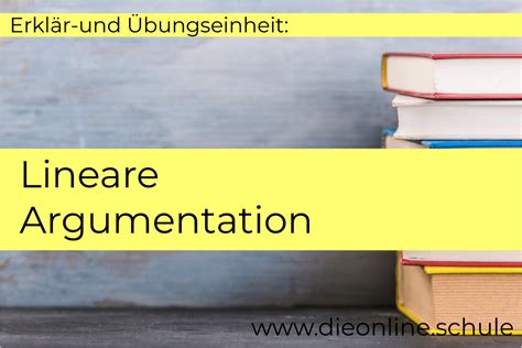Argumentation Erörterung I Aufbau Und Beispiel Einer Linearen Erörterung Dieonline Schule