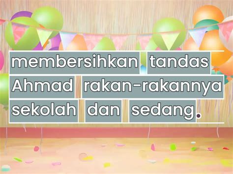 Membina Ayat Menggunakan Kata Nama Am Unjumble