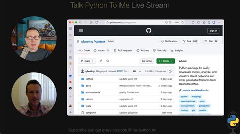 Osmnx Python And Openstreetmap Talk Python To Me Ep 495 Youtube