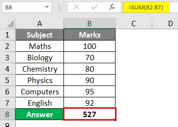 Excel Column Total How To Use Excel Column Total With Examples