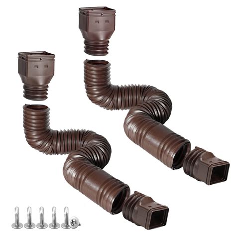 Buy Ximin 2 Pack Rain Gutter Downspout Extension Flexible Drain