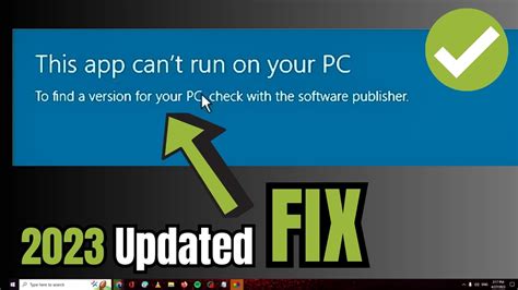 2024 fix this app can t run on your pc in windows 10 11 youtube